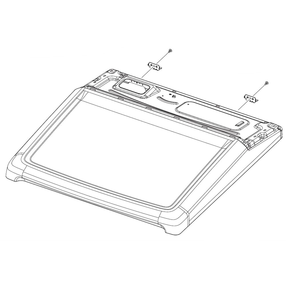 Samsung DC97-21430B Dryer Top Panel