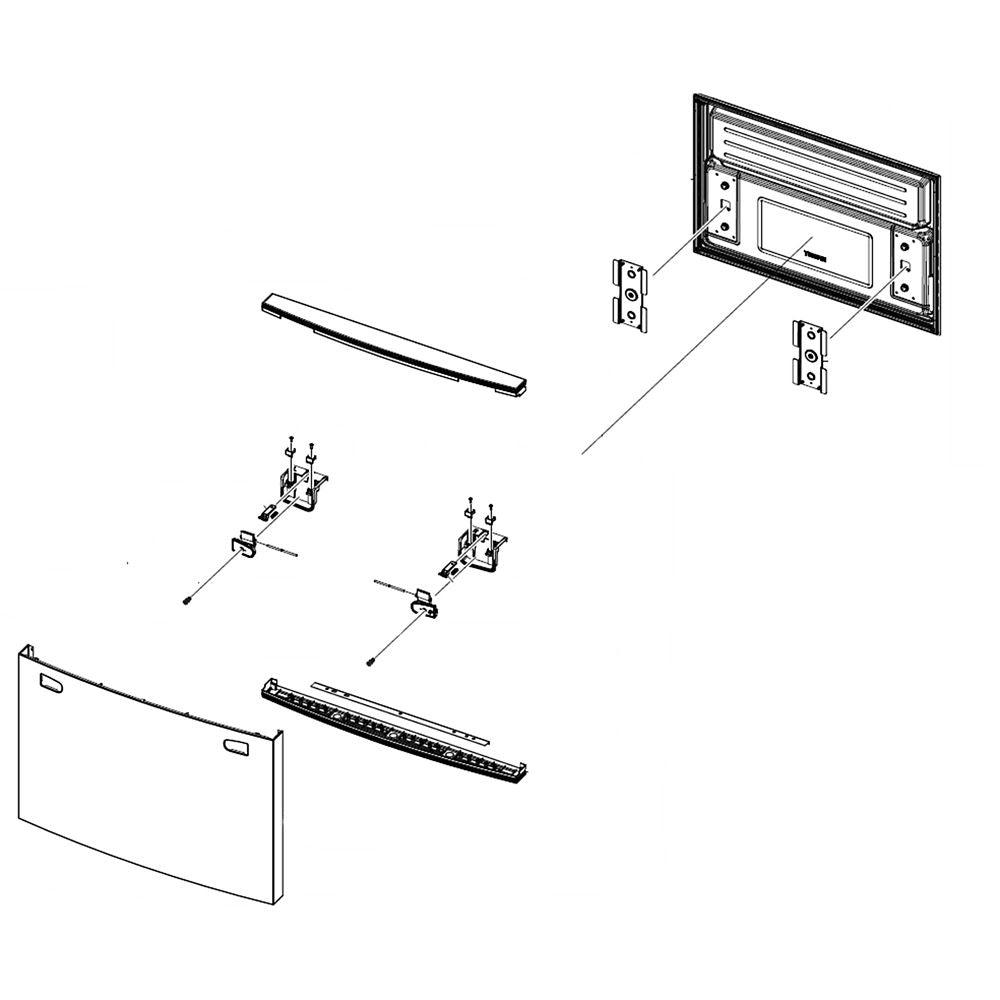 Samsung DA91-05273B Refrigerator Freezer Door Assembly